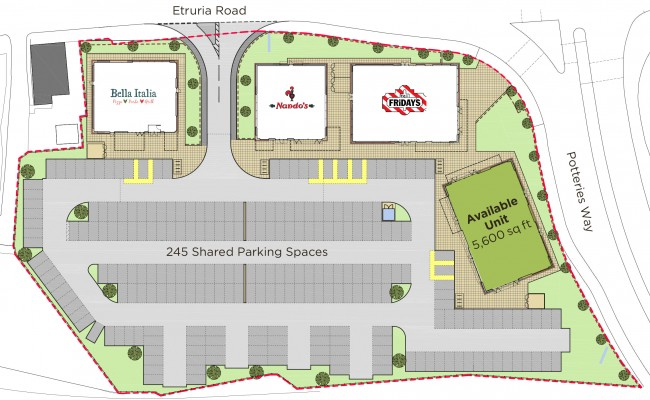 Hanley retail park attracts raft of quick service and casual dining outlets