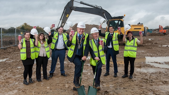 The only way is Essex for Costa as it breaks ground on £36m site