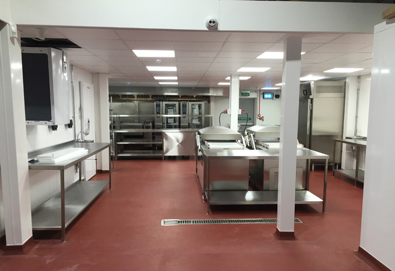 Production kitchen shines in the shadow of the Olympic Stadium