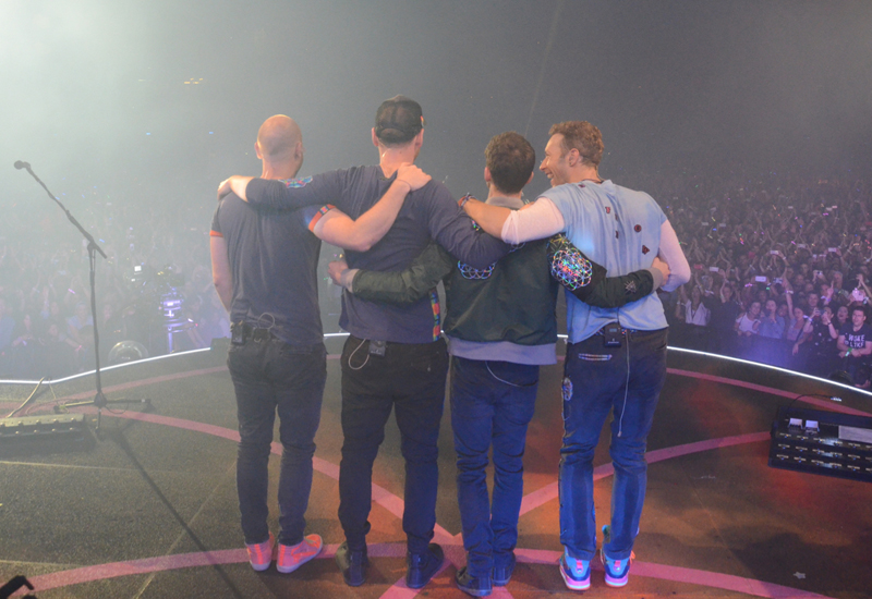 What it really takes to feed Coldplay and its crew on tour