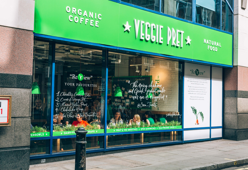 All-vegan bakery counters now in every Veggie Pret