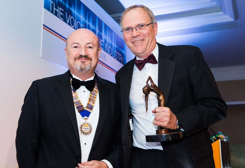 Mick Shaddock honoured by catering equipment peers