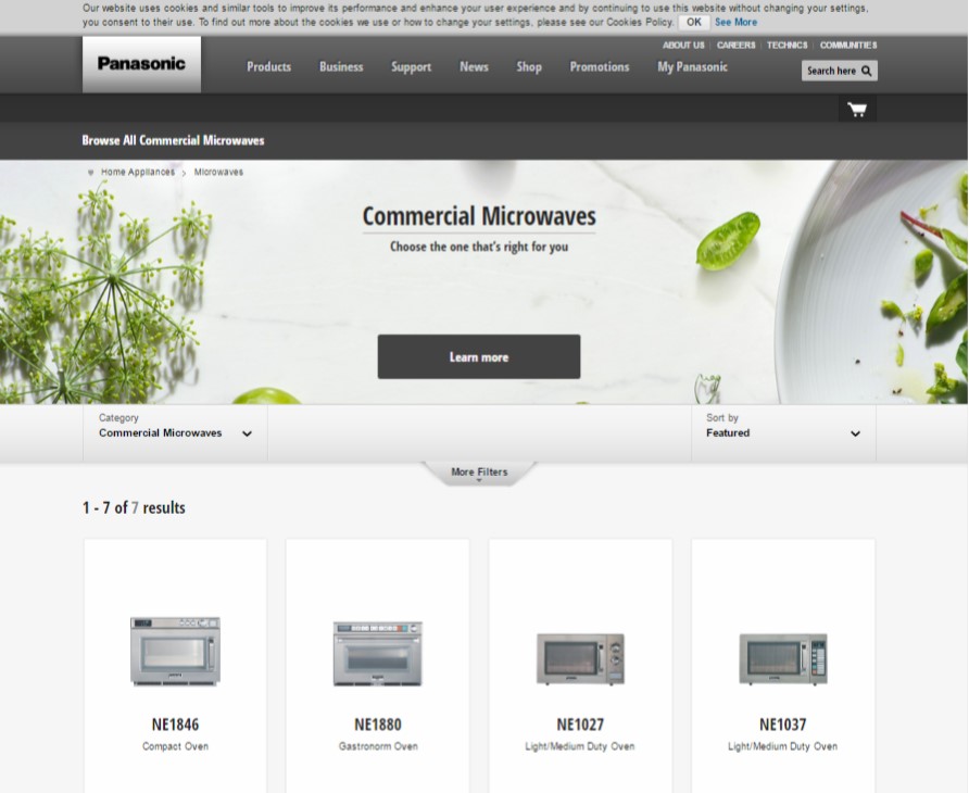 Panasonic Pro-Cooking launches new website