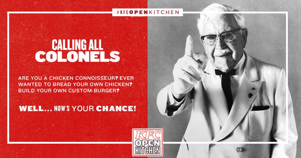 KFC offers the public access to its kitchens tomorrow