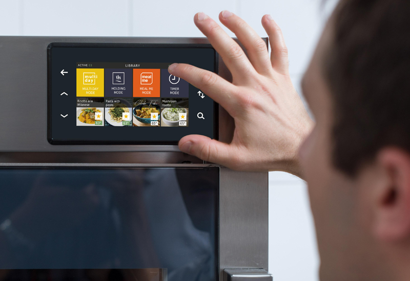 Where does hot holding equipment fit into a modern catering estate?