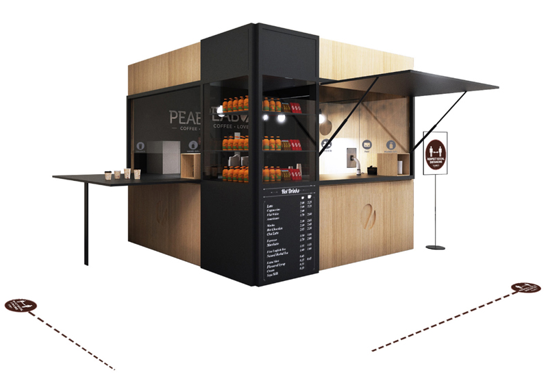 Fully-equipped catering pod inspired by changing hot food needs of ...