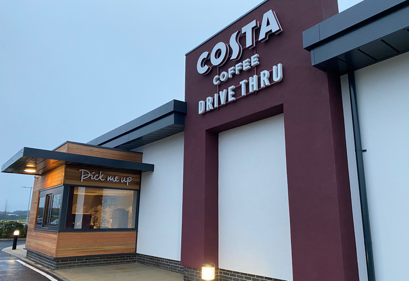 Roadchef goes up a gear with first standalone Costa Drive Thru