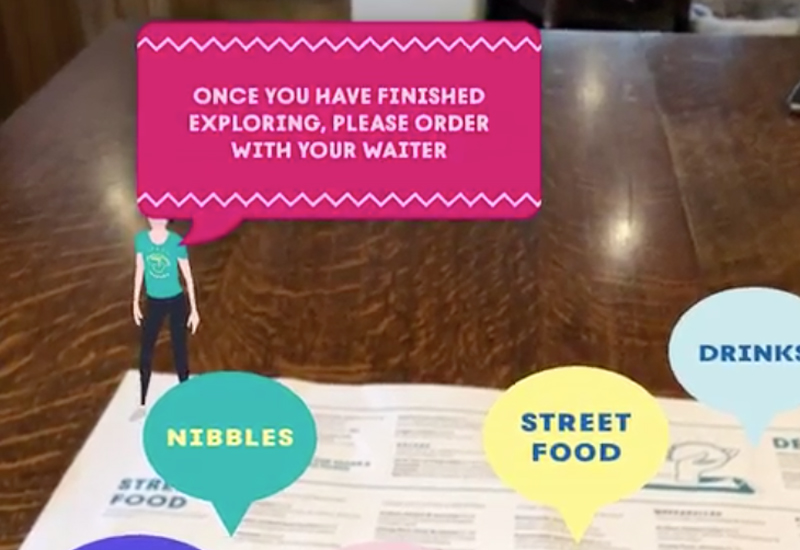 Wahaca becomes first to roll out augmented reality menus