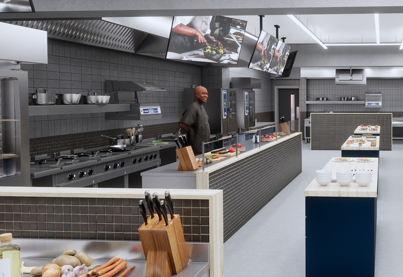 FIRST LOOK: A CGI peek at Compass Group's flagship kitchen training and ...