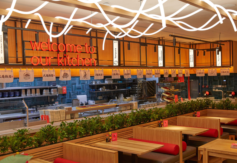 Japanese udon kitchen specialist puts on a show at The 02