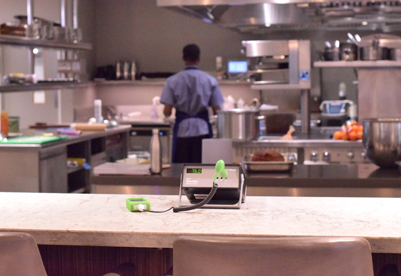 New device takes the doubt out of thermometer checks for kitchens