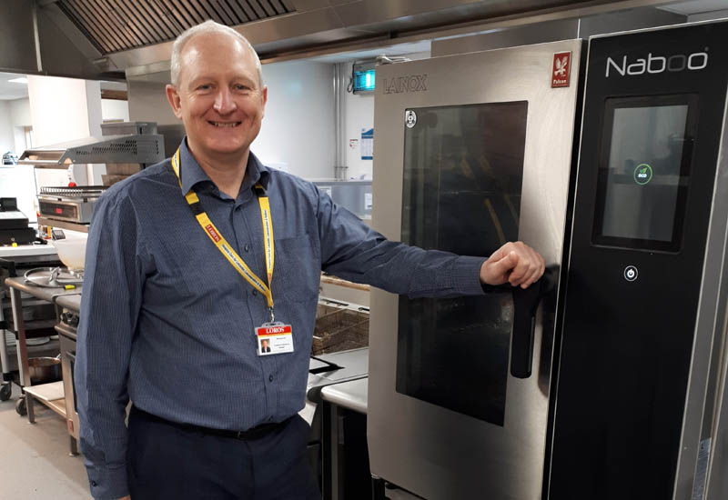 Ageing hospice kitchen gets a makeover with industry's support