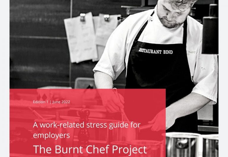 Burnt Chef Project releases free Work Related Stress Guide for industry
