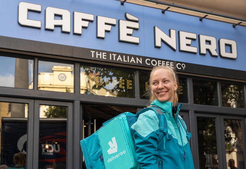 Caffè Nero brews deal with Deliveroo in 400 UK locations
