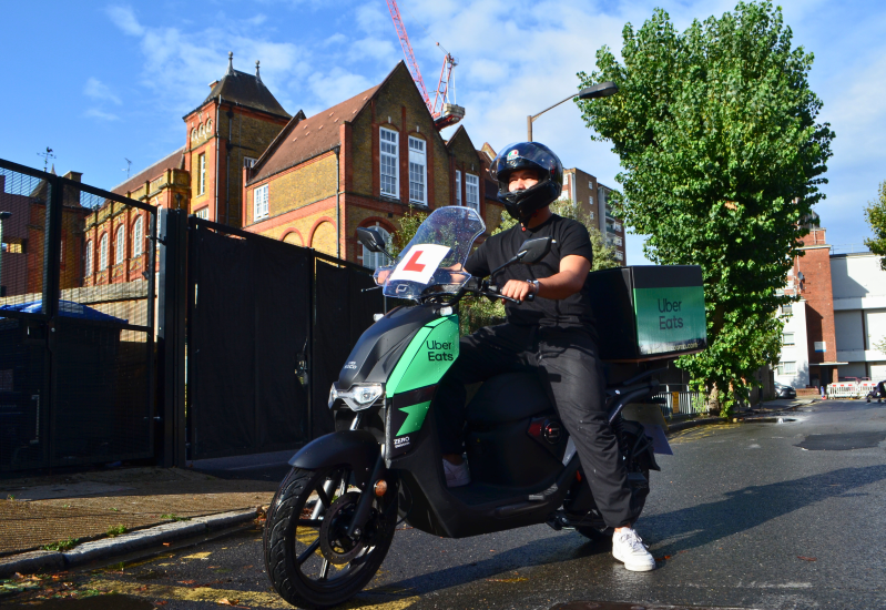 Uber Eats and Zoomo partner for E-moped delivery scheme