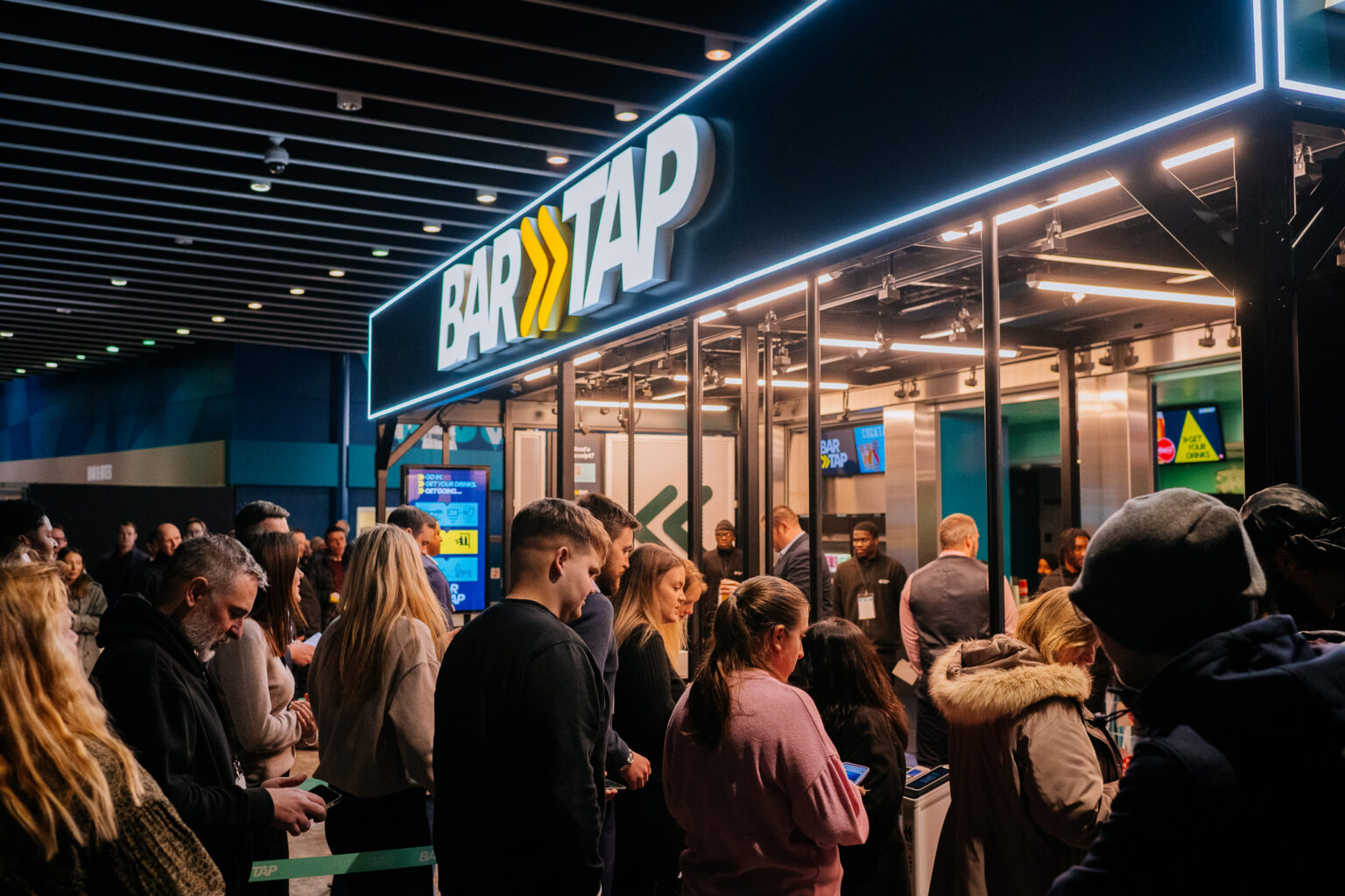 Frictionless bar concept Bar Tap opens at Wembley Stadium