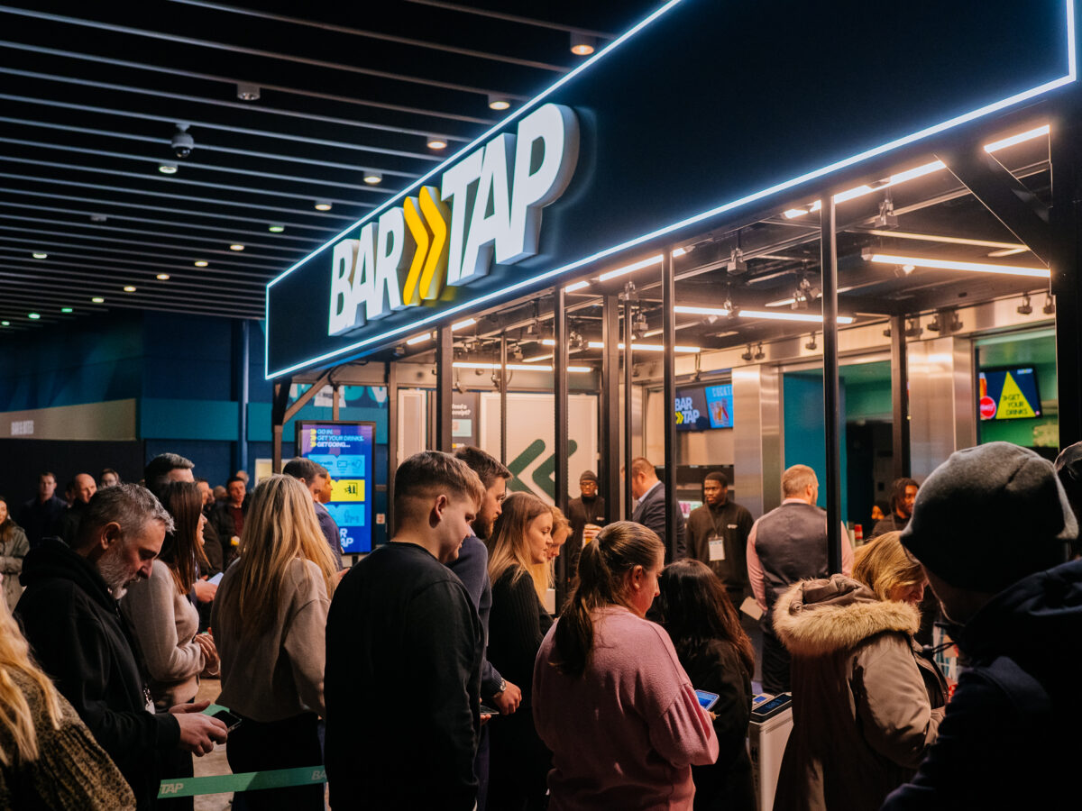 Frictionless bar concept Bar Tap opens at Wembley Stadium