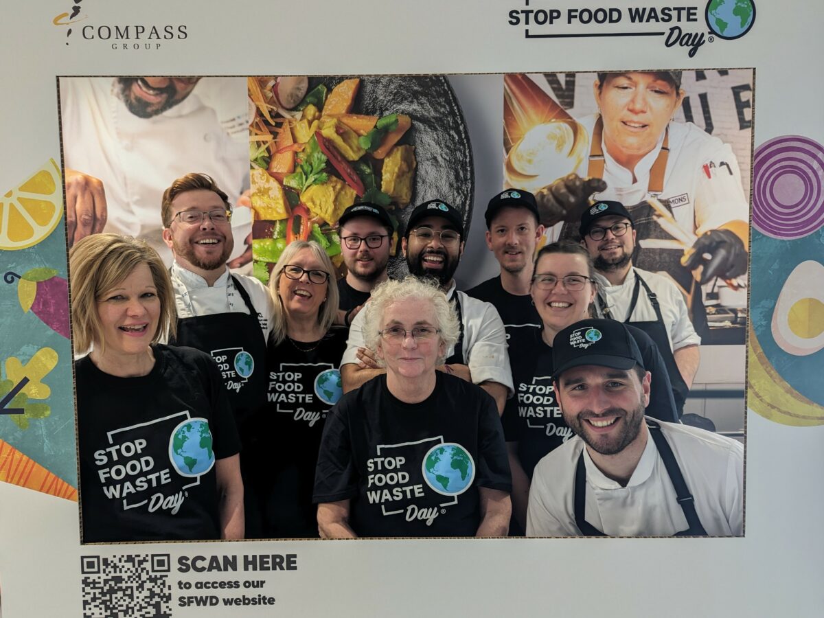 Compass donates nearly 80 tonnes of food to tackle waste