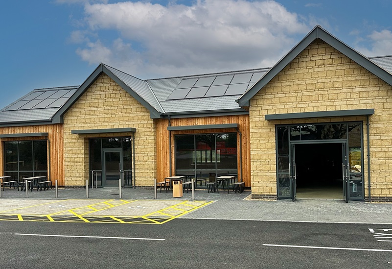 Brightside, Costa and Wendy's ready for fit-out at Ram Jam Services