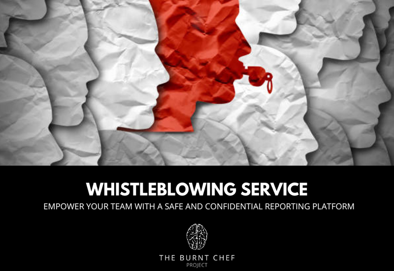The Burnt Chef Project launches global whistleblowing service