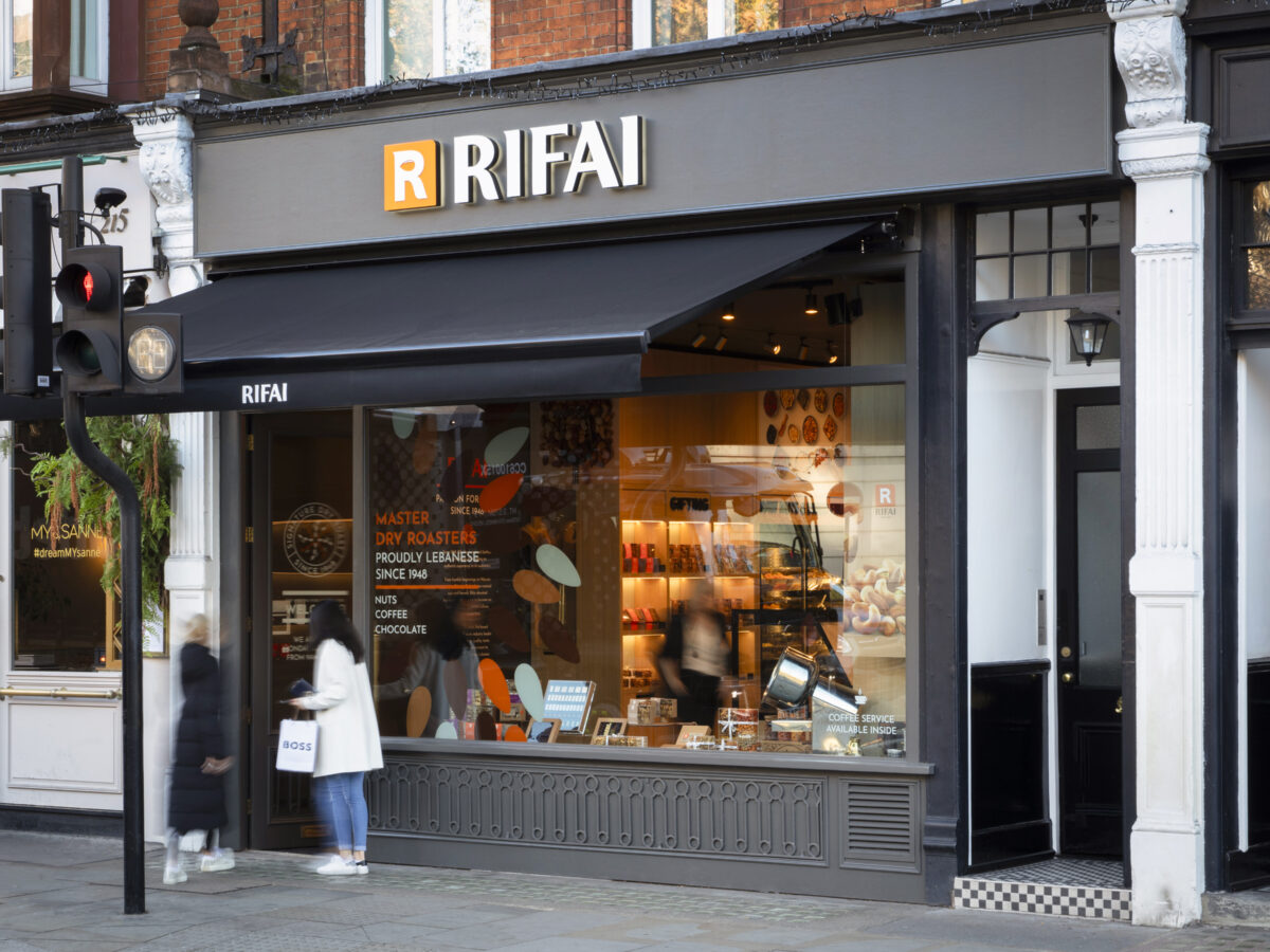 Rifai nuts and coffee chain opens first UK site in Knightsbridge