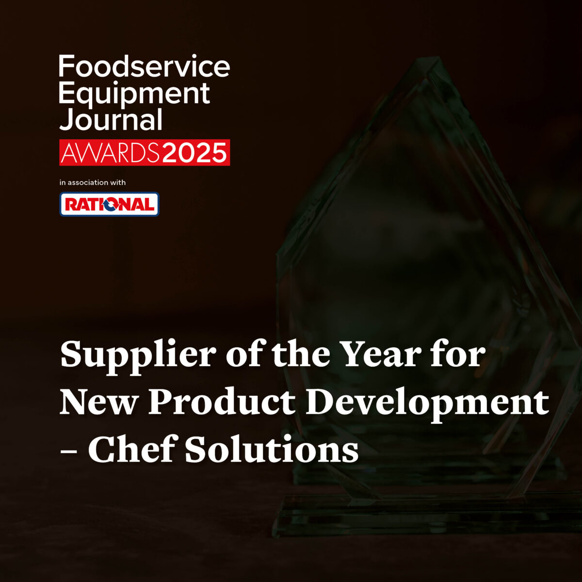 FEJ AWARDS 2025 SHORTLIST: Supplier of the Year for Product Development – Chef Solutions