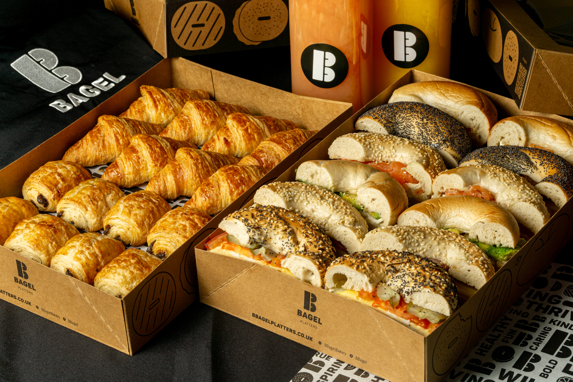 B Bagel expands catering offer with mini bagel platters and new ...