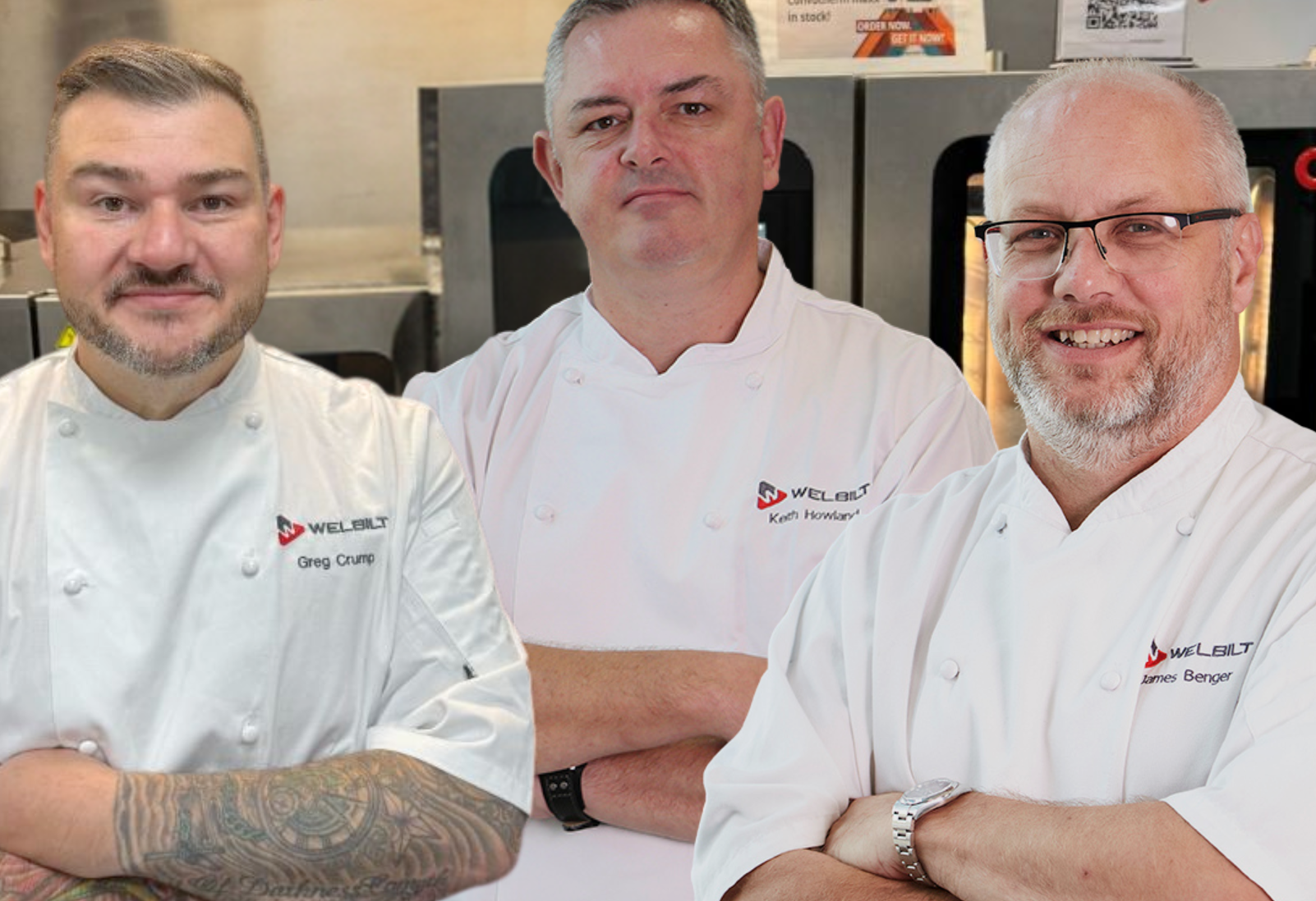 Meet the development chefs: Greg Crump, Keith Howland and James Benger ...